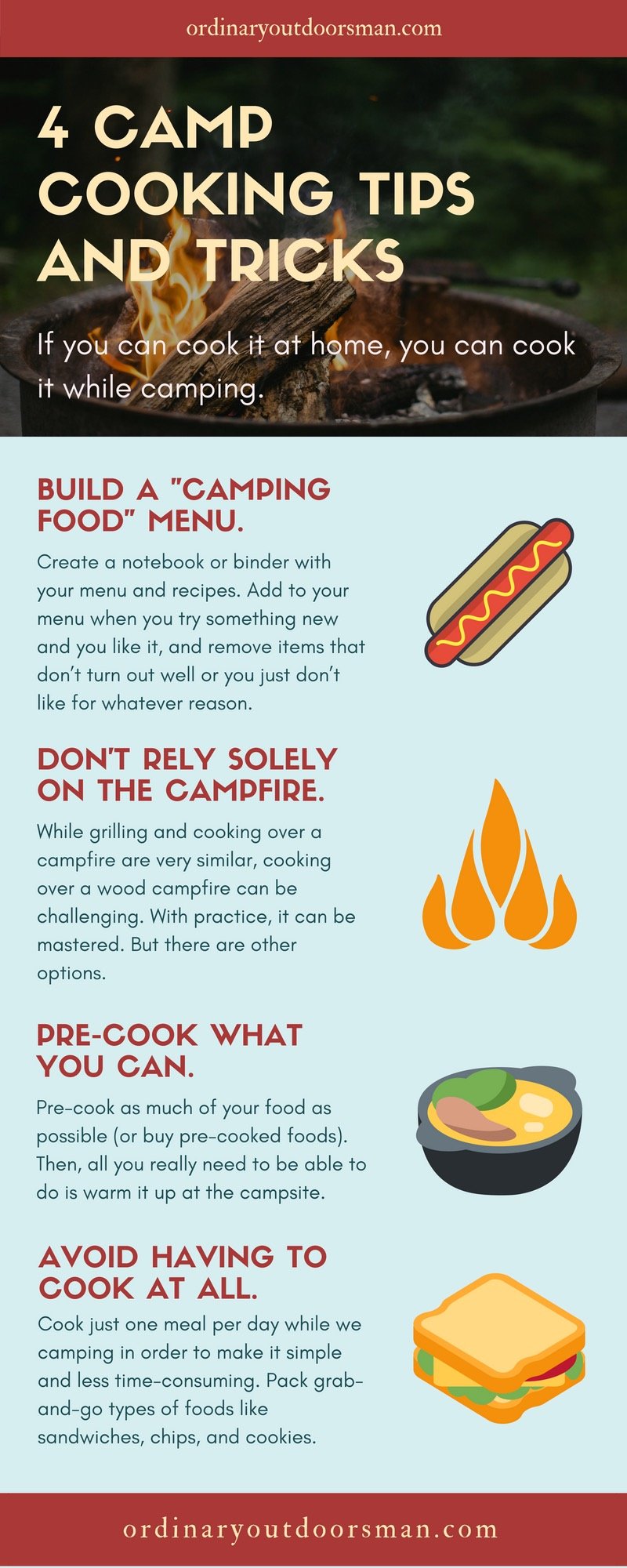 4 Camp Cooking tips and Tricks Ordinary Outdoorsman